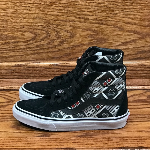 Vans | Shoes | Vans Sk8 Hi Nintendo Controller Game Over Shoes | Poshmark